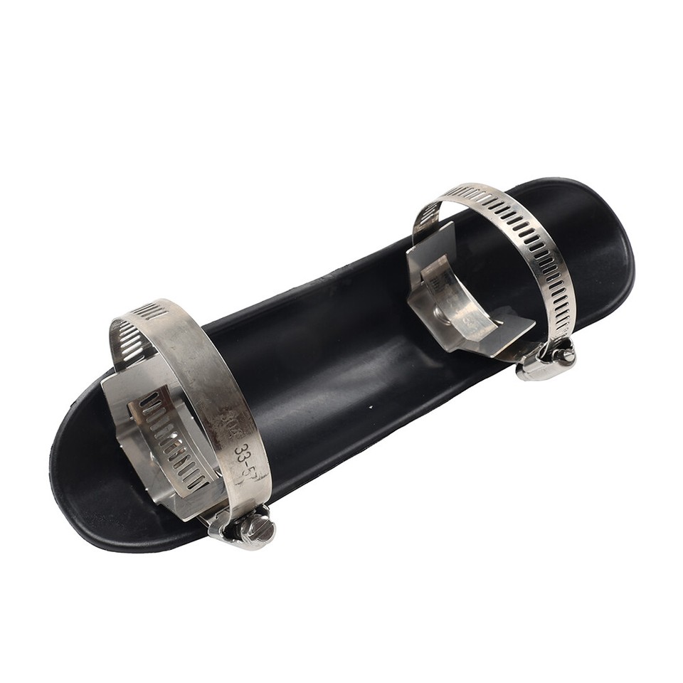 Universal Exhaust Muffler Pipe Heat Shield Cover Heel Guard Black ...