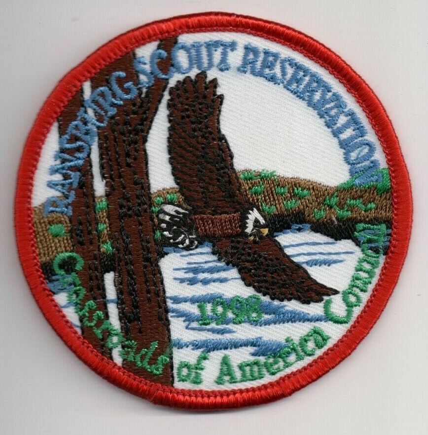P BSA Patch, Camp Ransburg Scout Rsvn 1998, Crossroads of America ...