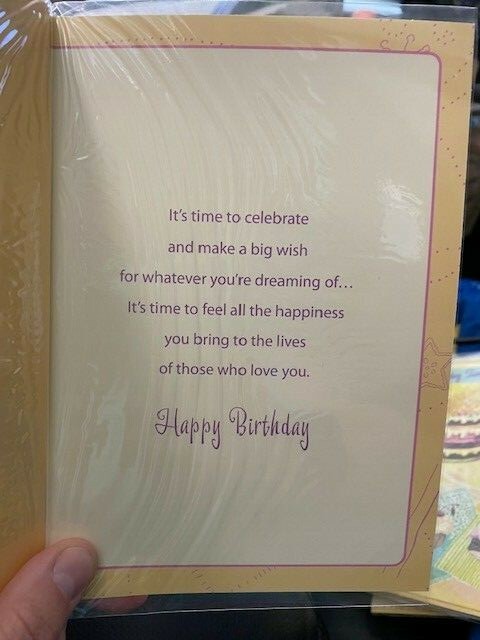 Special Thoughts It's Birthday Time Card With Envelope New!!! | eBay