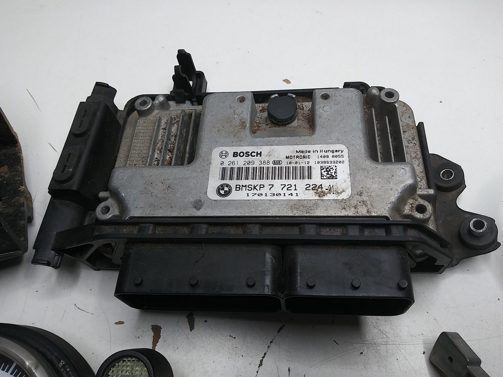 09-11 BMW S1000RR K46 OEM INSTRUMENT GAUGE CLUSTER ECM ECU IGNITION ...