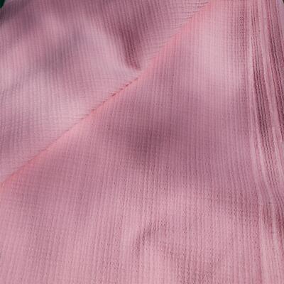 Vintage 70s Textured Light Pink Polyester Double Knit Fabric 52" x 60"w ...