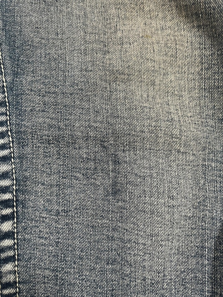 Blue Cult Jeans Mens 40 Blue Straight Leg Embroidered Back Pocket Denim ...
