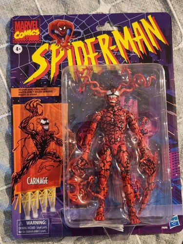 Marvel Legends Retro Carnage 6" Action Figure Target Exclusive Spider ...