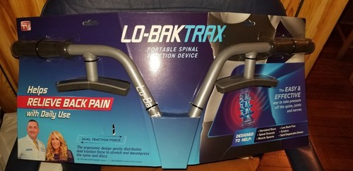 Lo-Bak TRAX Portable Spinal Traction Device by Lori Greiner With DVD'S ...