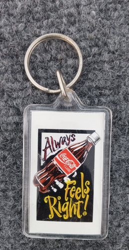 Coke Coca Cola Key chain Always Feels Right NICE 2 Sided ! ring | eBay