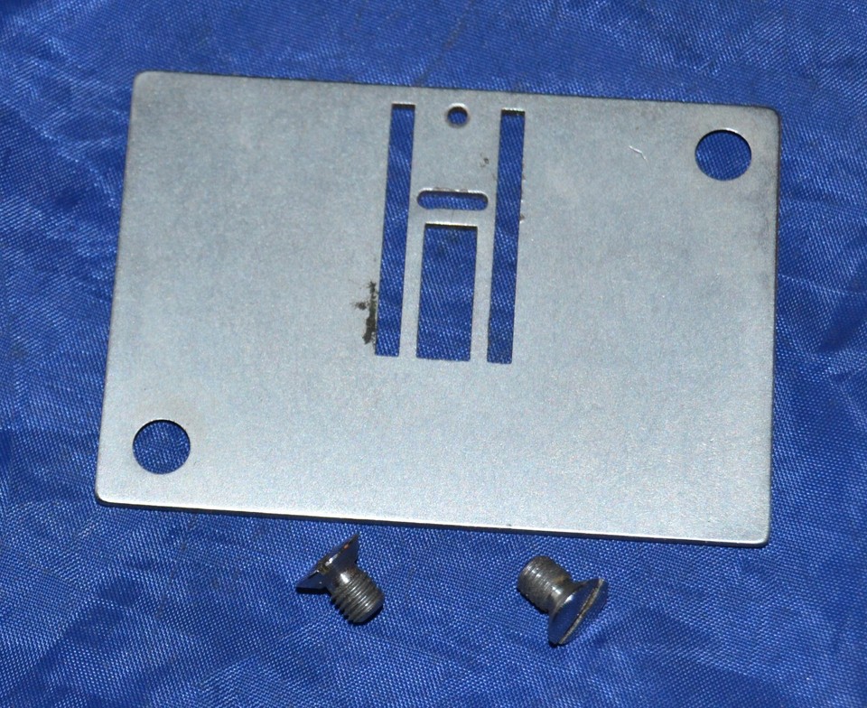 NEEDLE PLATE W/ SCREWS NECCHI LYDIA SEWING MACHINES ORIGINAL PART | eBay