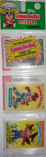 1986 Garbage Pail Kids 4th Series 24 Stickers Card Rack Pack NEW ...