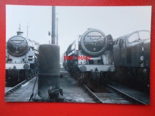 PHOTO BR BRITANNIA CLASS LOCO NO 70039 SIR CHRISTOPHER WREN AND 73069 ...