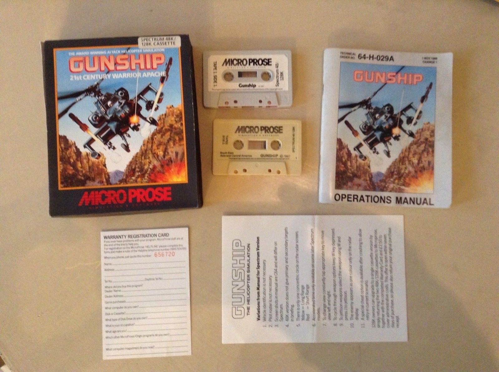 ZX Spectrum - Gunship by Microprose | eBay