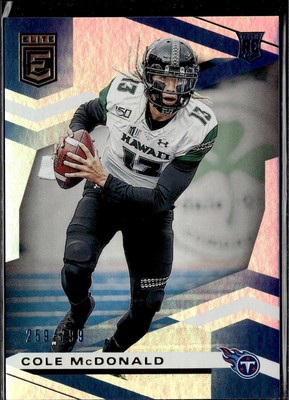 2020 Panini Elite Collegiate Cole McDonald Rookie /499 | eBay