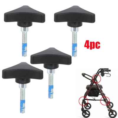 For Steel Folding Rollator Walker Replacement parts Knobs WHEEL ...