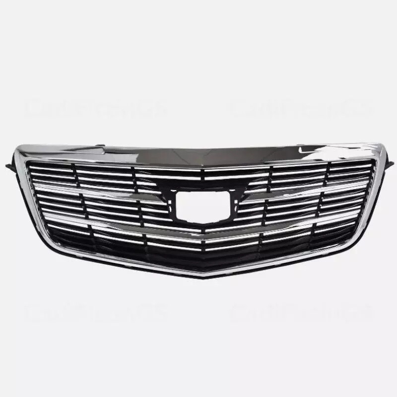 For 2015 2016 2017 2018 2019 Cadillac ATS Front Bumper Grille Chrome ...