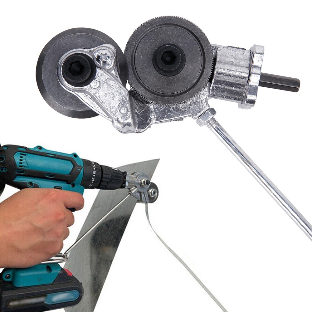 Electric Drill Plate Cutters Sheet Metal Nibbler Precise Cutting Tool ...