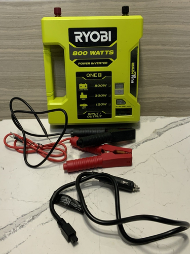 Ryobi RYi8030A ONE+ 18V 800-Watt Max 12V Automotive Power Inverter ...
