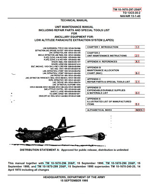 138 p TM 10-1670-297-20&P LOW ALTITUDE PARACHUTE EXTRACTION SYSTEM ...