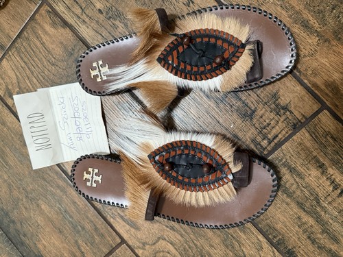 Tory Burch Phoenix Flat Slide Size 8 | eBay