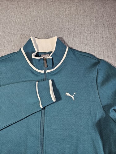 NWT! PUMA Men's Lightweight Track Jacket, Green, Size Large | eBay