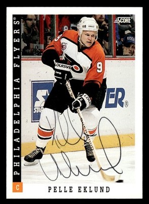 1993 Score Hockey #181 Pelle Eklund Signed Autograph (no COA) | eBay