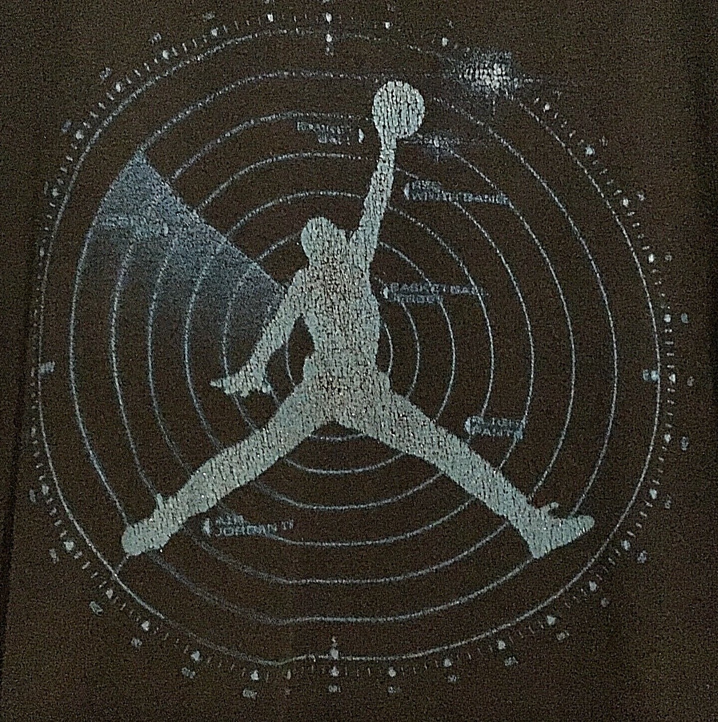 Jordan Radar Black Blue Men's M Volt YXL Dri-Fit T-Shirt Lot of 2 | eBay