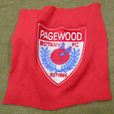 #D10. PAGEWOOD BOTANY SOCCER FOOTBALL CLOTH PATCH | eBay Australia