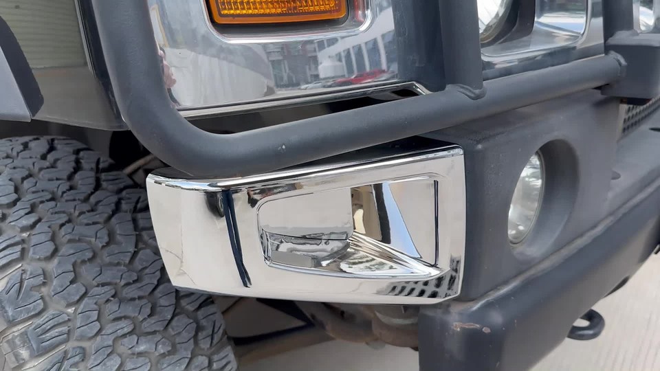 7pcs Chrome Front Bumper & Side Cover Trim Kit For Hummer H2 SUV SUT ...