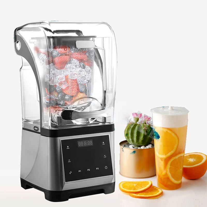 Commercial Ice Blender Silent Smoothie Maker Ice-crusher Mixer For Milk ...