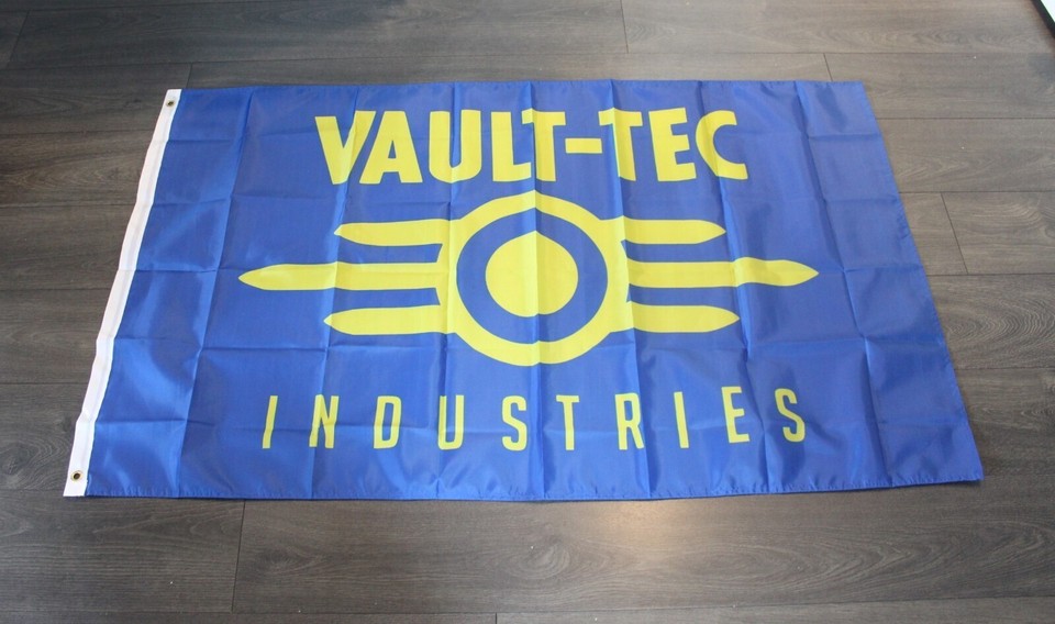 Fallout Vault-Tec Banner Flag 3x5 feet Vault Tec Industries Fall Out ...