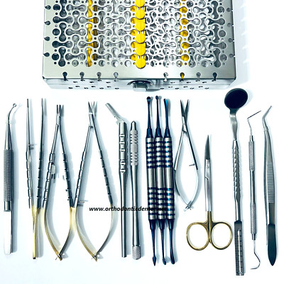 Micro Periodontal Oral Surgery Kit Periosteal Set Dental Mucogingival ...