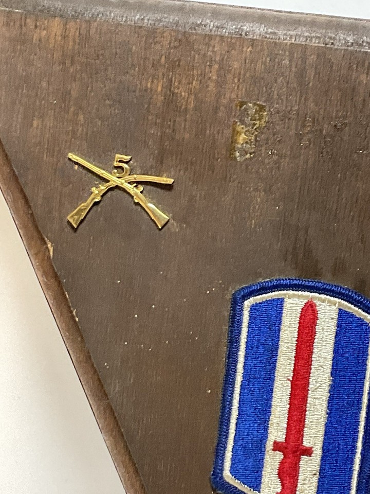 Vintage Vietnam War Era Plaque to a Major 193rd Infantry Brigade | eBay