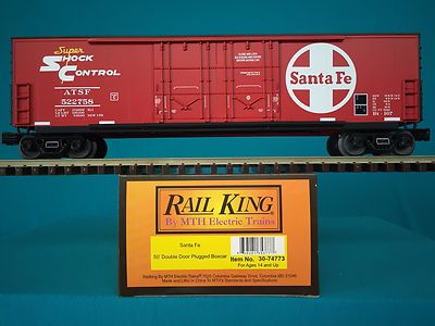 30-74773 MTH Railking Santa Fe Box Car O/O27 ATSF New | eBay