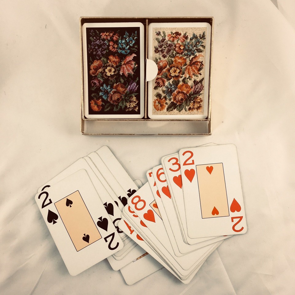 Platnik Vintage Playing Cards Double Deck Large Numbers | eBay