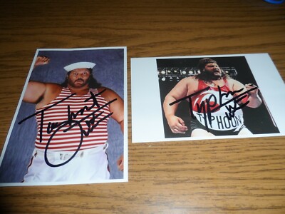 PRO WRESTLER FRED ALEX OTTMAN (TUGBOAT & TYPHOON LOT OF (2) 4X6 PHOTOS ...