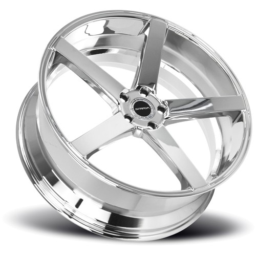 (Set of 4) Strada S35 Perfetto 20x8.5 5x108 +35mm Chrome Wheels Rims 20 ...
