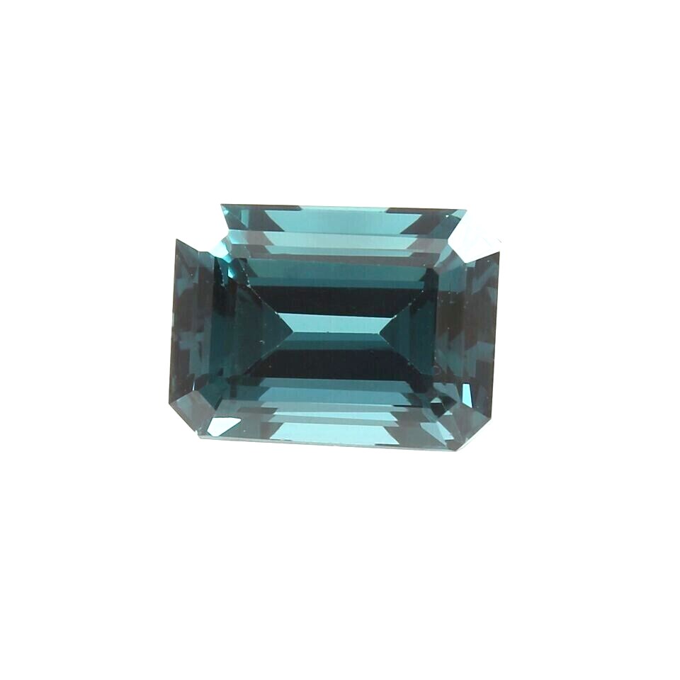 8.5X6.8mm Natural Indicolite Blue Green Tourmaline Emerald Loose ...