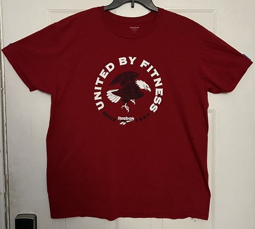 Reebok United by Fitness Graphic T-Shirt Men's Size XL Eagle Since 1895 ...