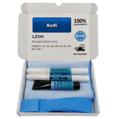 Lackstift für Audi Blau NOGAROBLAU (RS) LZ5M CABRIO A3 A4 A6 A8 S4 80 ...