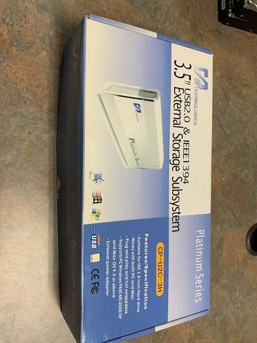 (OPEN BOX) CP-U2C-3H platinum series External storage subsystem 3.5 USB ...