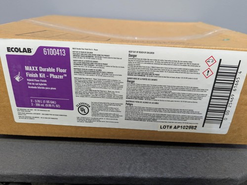 Ecolab 6100413 MAXX Durable floor Finish Phazer 2 Gallons kit | eBay