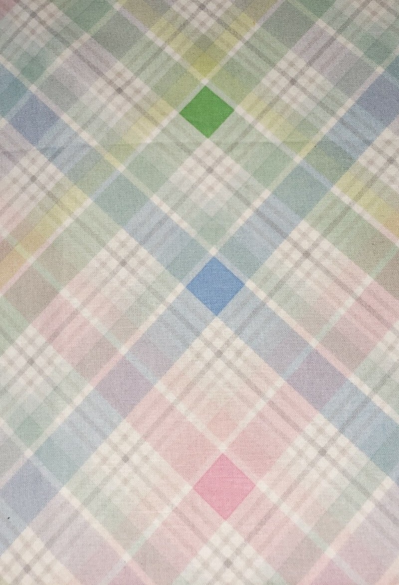 100% Cotton Pastel Spring Plaid Easter Fabric FQ Fat Quarter | eBay