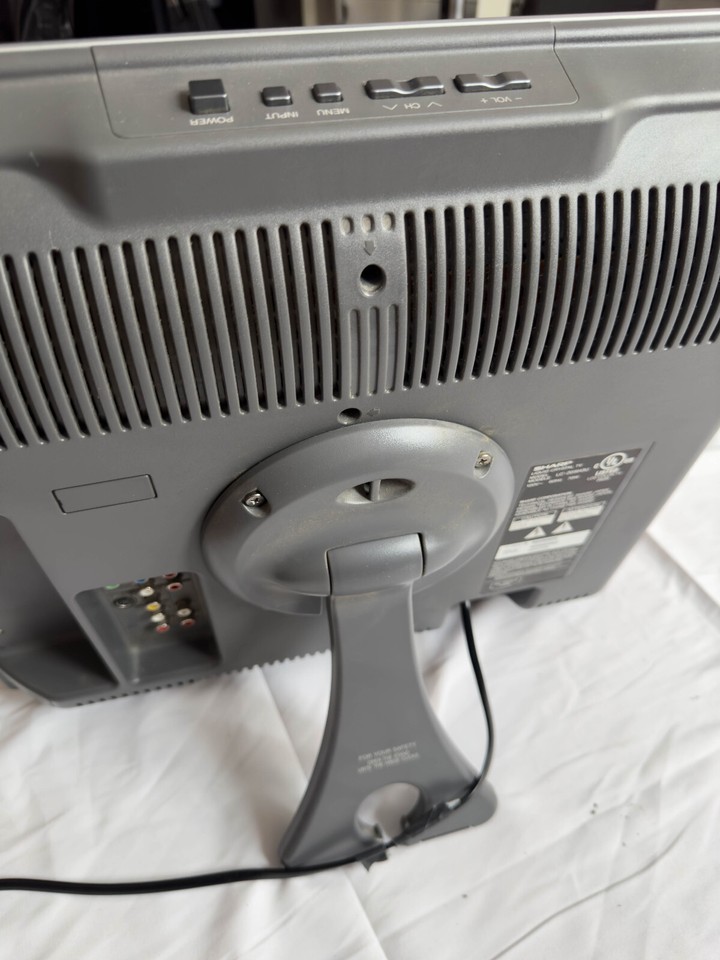 Sharp LCD TV 20" LC-20SH3U 480p Vintage Gaming Television | eBay