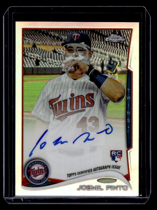 2014 Topps Chrome #24 Josmil Pinto Rookie Autograph Refractor | eBay