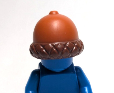 Lego - Minifigure Headgear - Tan Brown, Acorn Hat/Cap | eBay