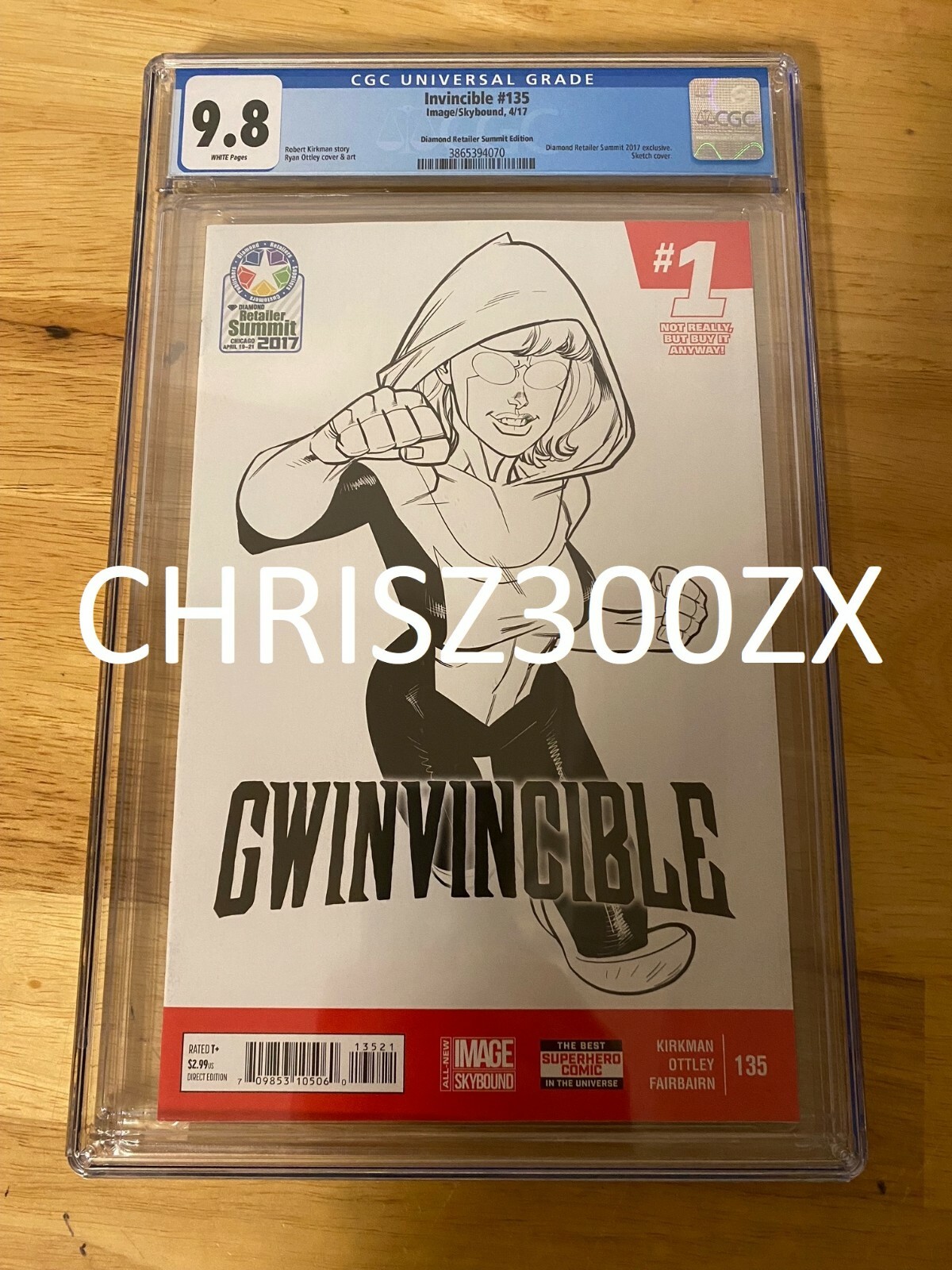 INVINCIBLE #135 GWINVINCIBLE DIAMOND RETAILER VARIANT Ryan Ottley CVL ...