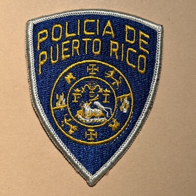 Puerto Rico Police Patch Policia de Puerto Rico | eBay