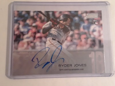 Ryder Jones 2018 Topps Stadium Club Autograph Card | eBay