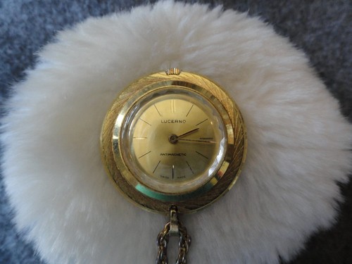Swiss Made Lucerno Wind Up Necklace Pendant Watch - Problem | eBay