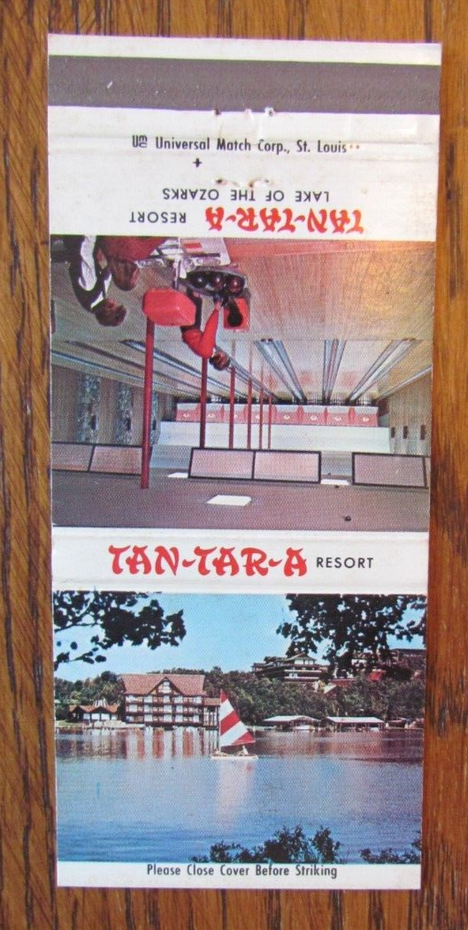 MATCHORAMA MATCHBOOK COVER: TAN-TAR-A RESORT BOWLING LAKE OF THE OZARK ...