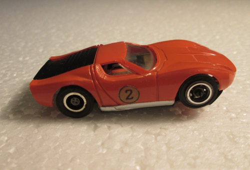 Rare TYCO PRO LAMBORGHINI MIURA Dark Orange NICE HO Slot car Tested ...