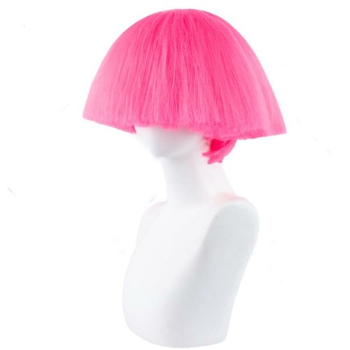 Women Men Fashion Wigs Black Bob Wigs Bowl cut Wigs Straight Full Bangs ...