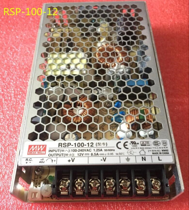 MEAN WELL RSP-100-5/7.5/12/15/24/27/48 Single Output with PFC Function ...